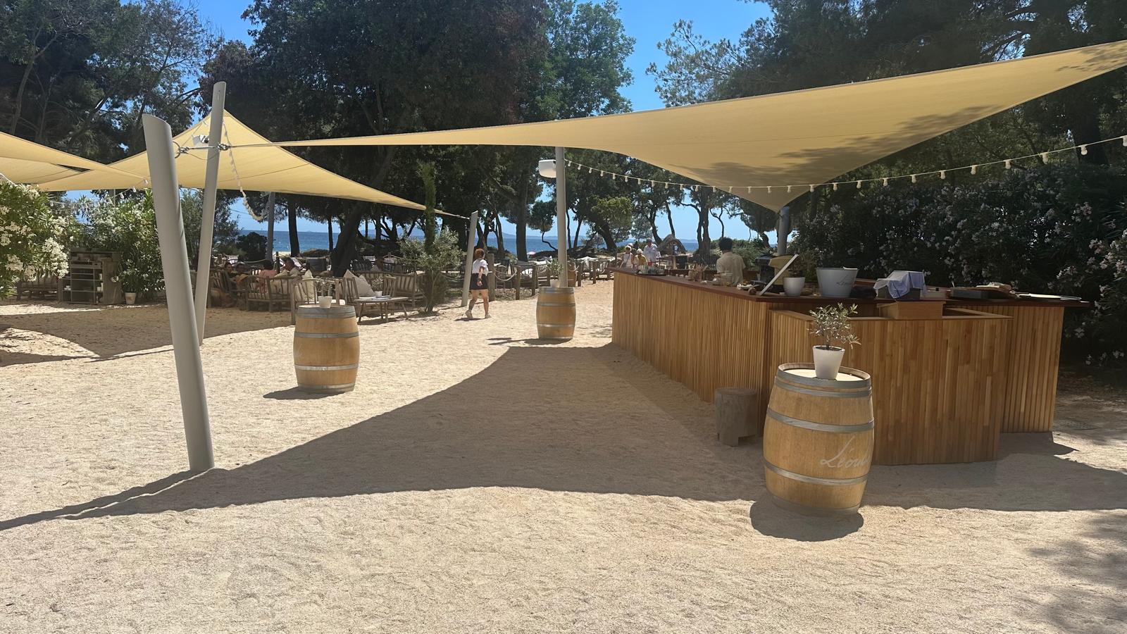 THE BEACH AT LÉOUBE - BORMES LES MIMOSAS - Provence Notebook
